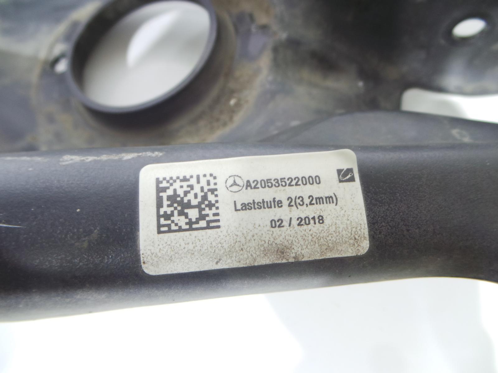 2018 MERCEDES GLC A2053522000 Beifahrerseite Links Heck Querlenker ...