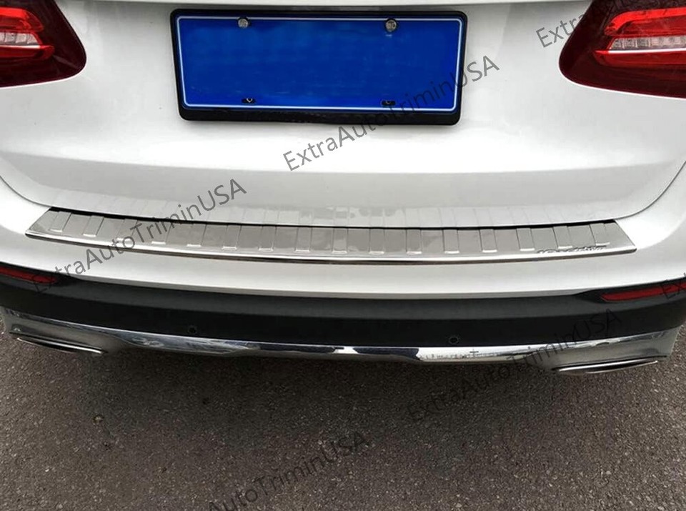 For Benz GLC GLC300 AMG GLC43 63 Silver Outer Rear Bumper Guard ...