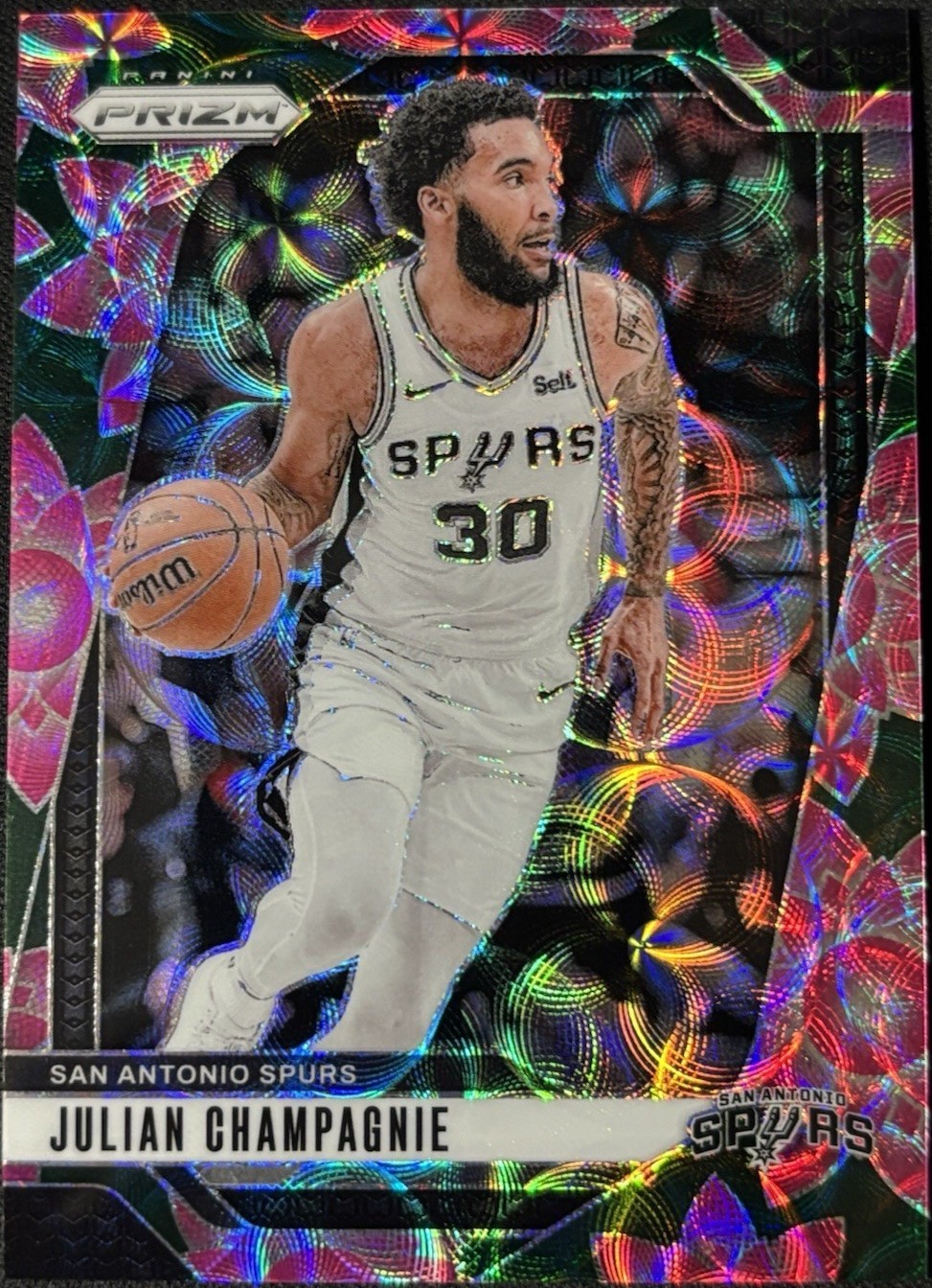 2024-25 Panini Prizm - Julian Champagnie #158 Lotus Flower Prizm /18 ...