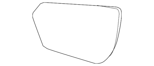 Genuine GM Driver Side Door Mirror Glass 23406428 | eBay