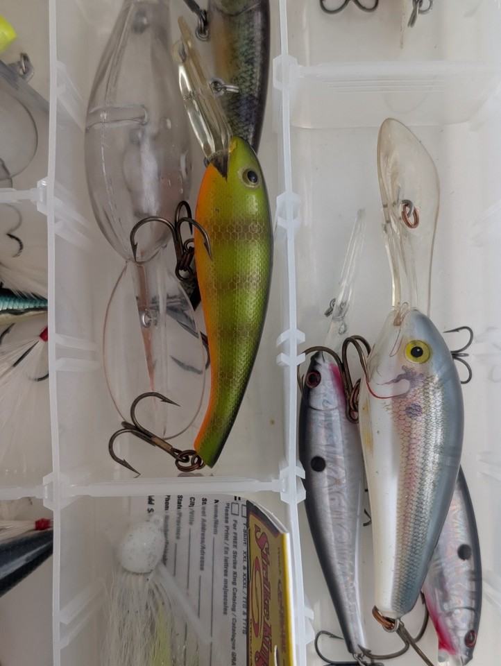 Plano 3750 Tacklebox Full of Bass Fishing Tackle with Crankbaits ...