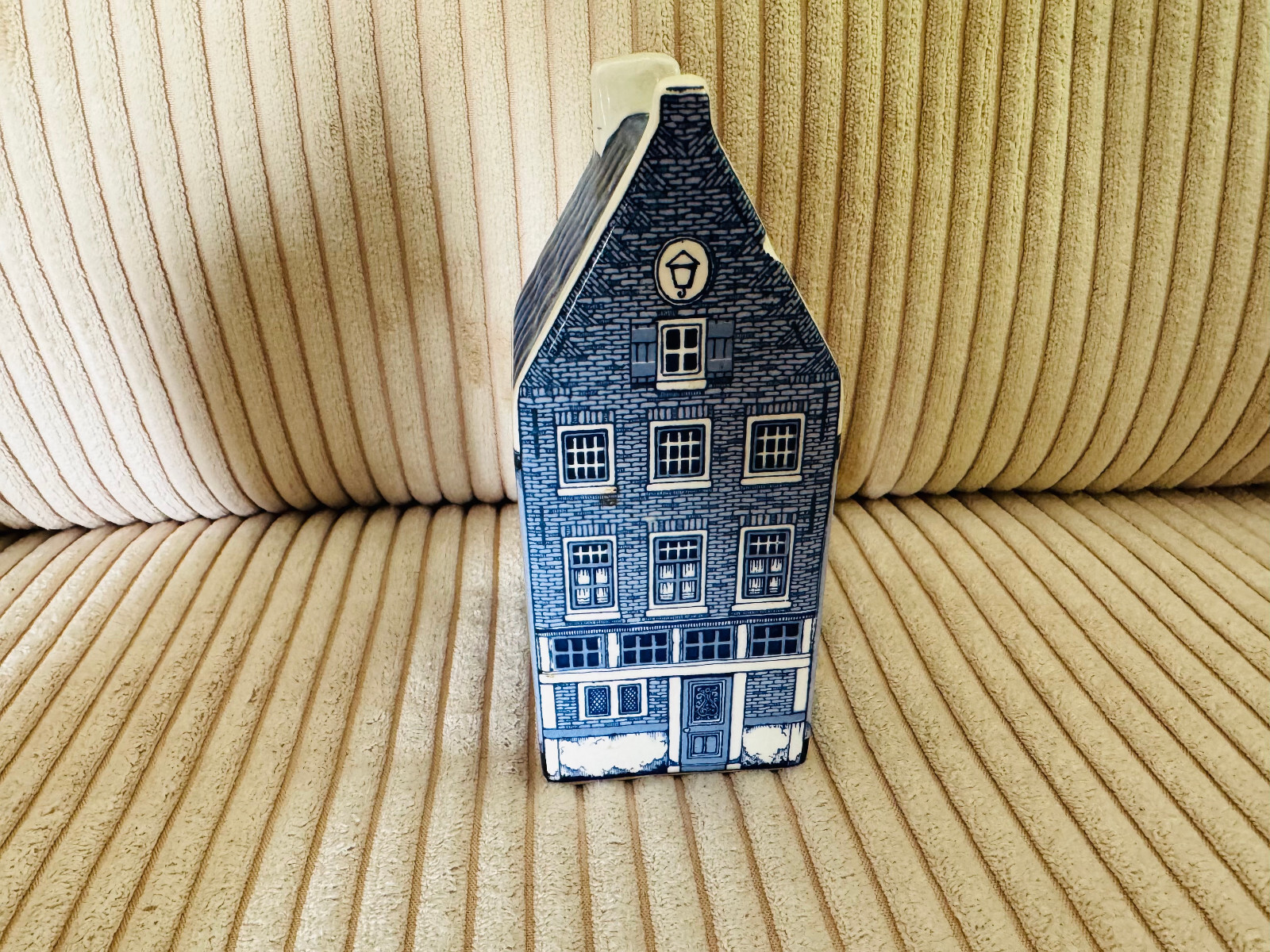 Old Vtg Delft Blue Handpainted Building LOT Clothing Store Bakery Dutch ...