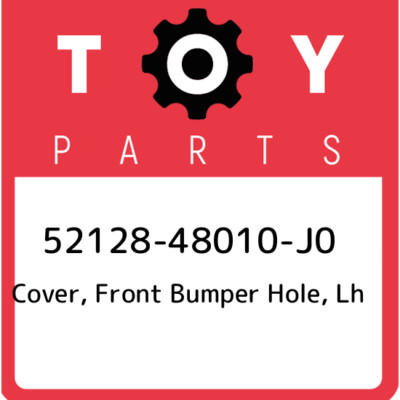 52128-48010-J0 Toyota Cover, front bumper hole, lh 5212848010J0, New ...
