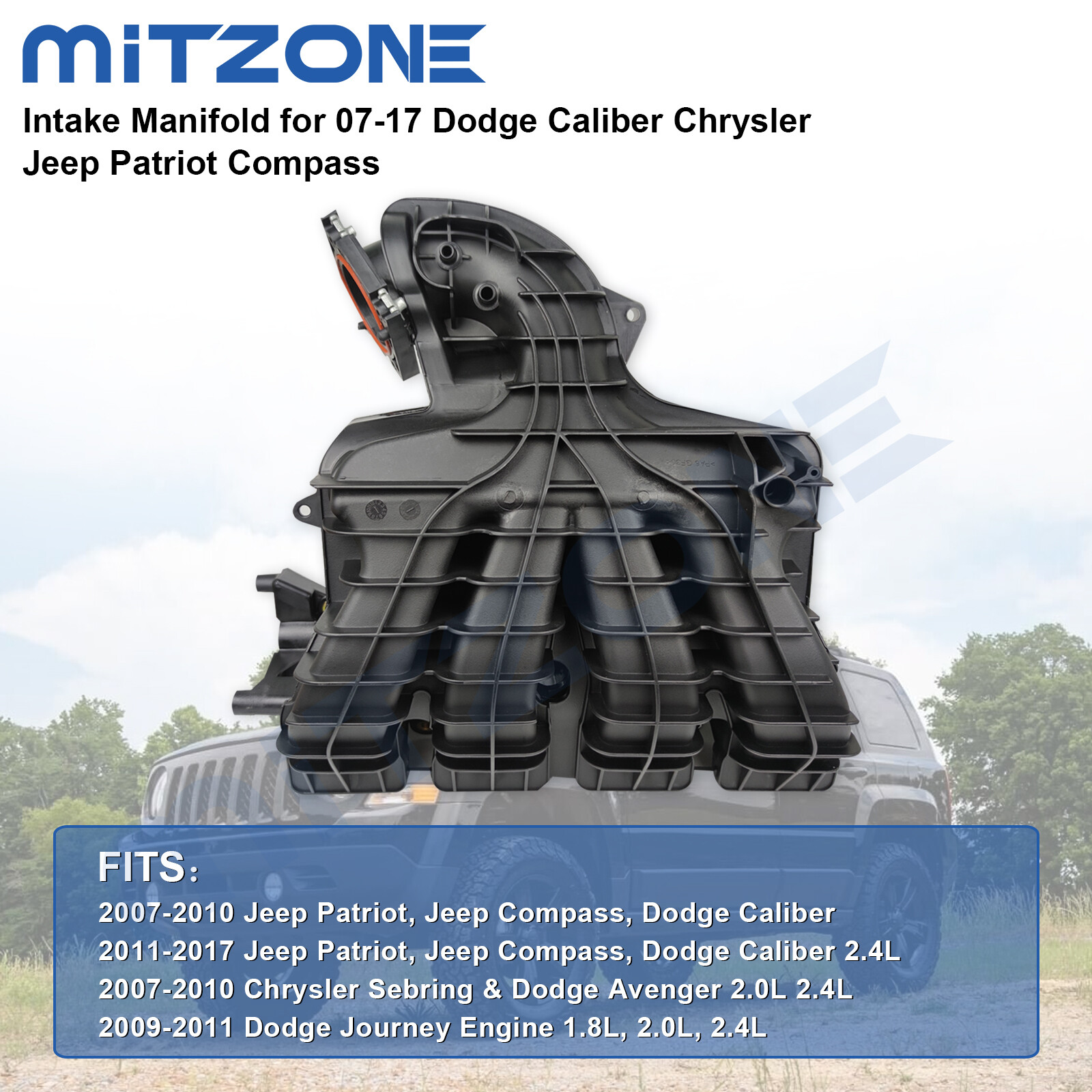 Intake Manifold for 07-17 Dodge Caliber Chrysler Jeep Patriot Compass ...