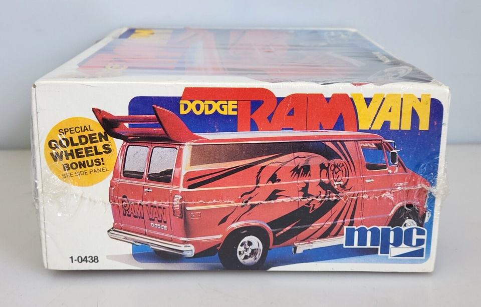 1980 MPC Dodge Ram Van 1/25 Scale Plastic Model Kit 1-0438, New Sealed ...