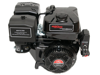 ToolTuff 420cc 15 hp Electric Start Gas Engine 1" Horizontal E-Start ...