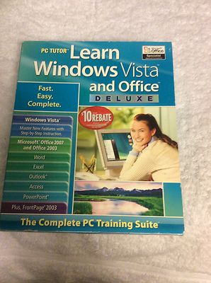 Pc Tutor Learn Windows Vista And Office 2007 Deluxe Nwot | eBay