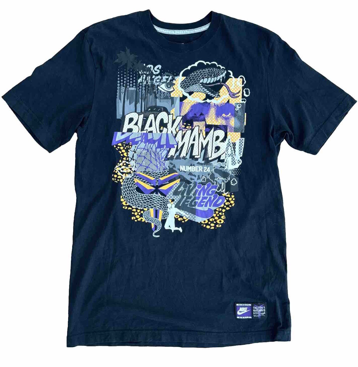 Nike Kobe Pop Bryant Mamba Black Kb Mens MEDIUM Los A… - Gem