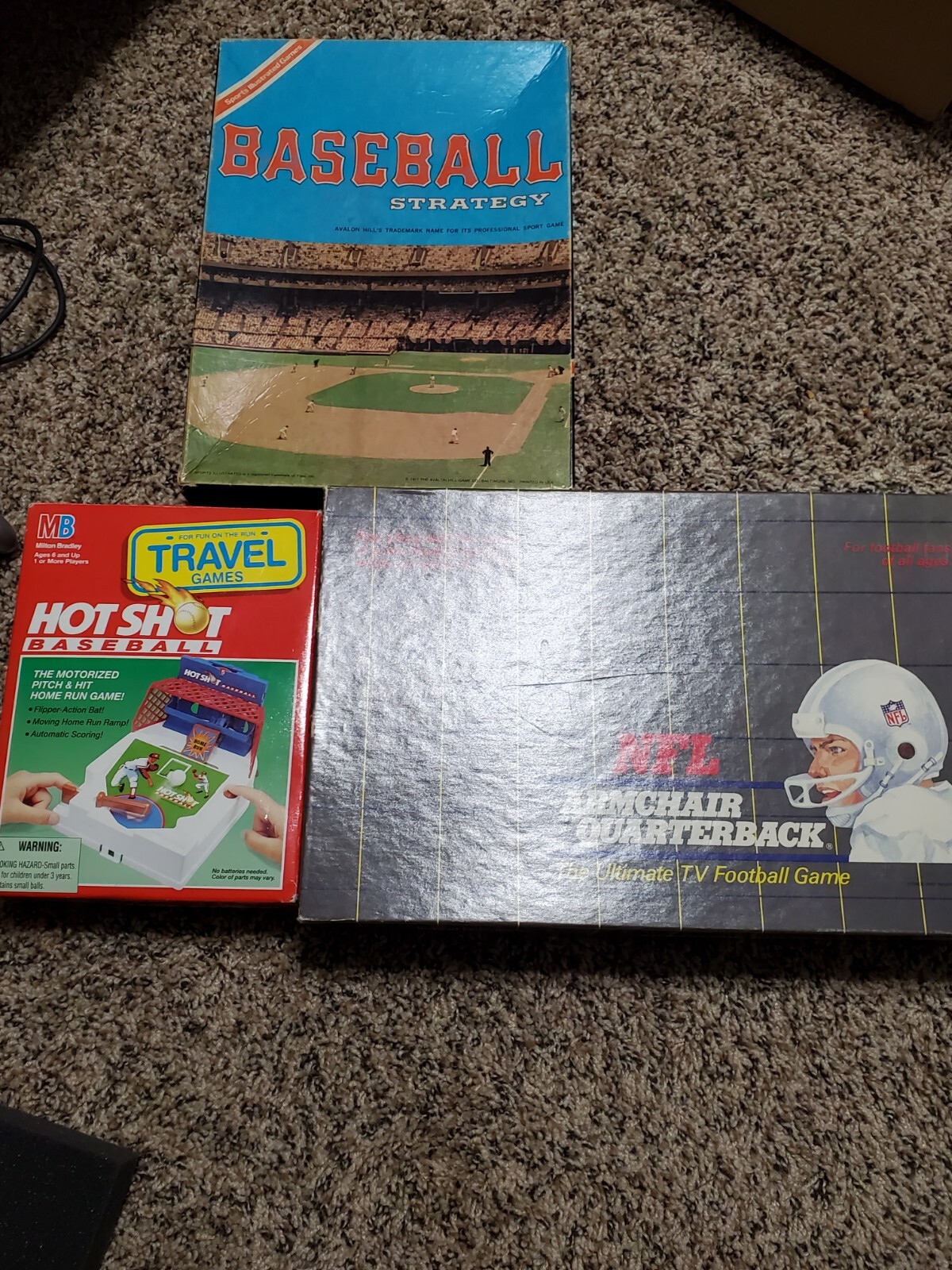 Vintage Baseball Strategy, Arm Chair Quarterback, and Hot Shot Baseball ...