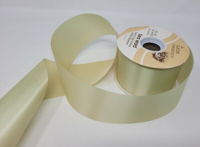 NEW VTG Lion Offray Mint Green Acetate Craft Ribbon 2-5/8" x 50 YDS ...