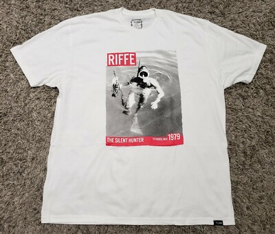 RIFFE Silent Hunter White Spearfishing Hunting Speargun Graphic TShirt ...