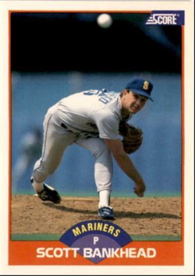 1989 Score Scott Bankhead Seattle Mariners #341 | eBay