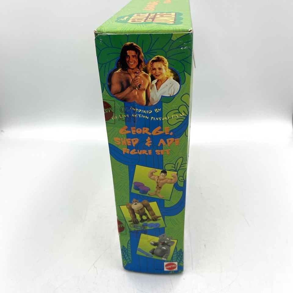 Mattel Disney George of the Jungle Figure Set Shep & Ape Rare HTF ...