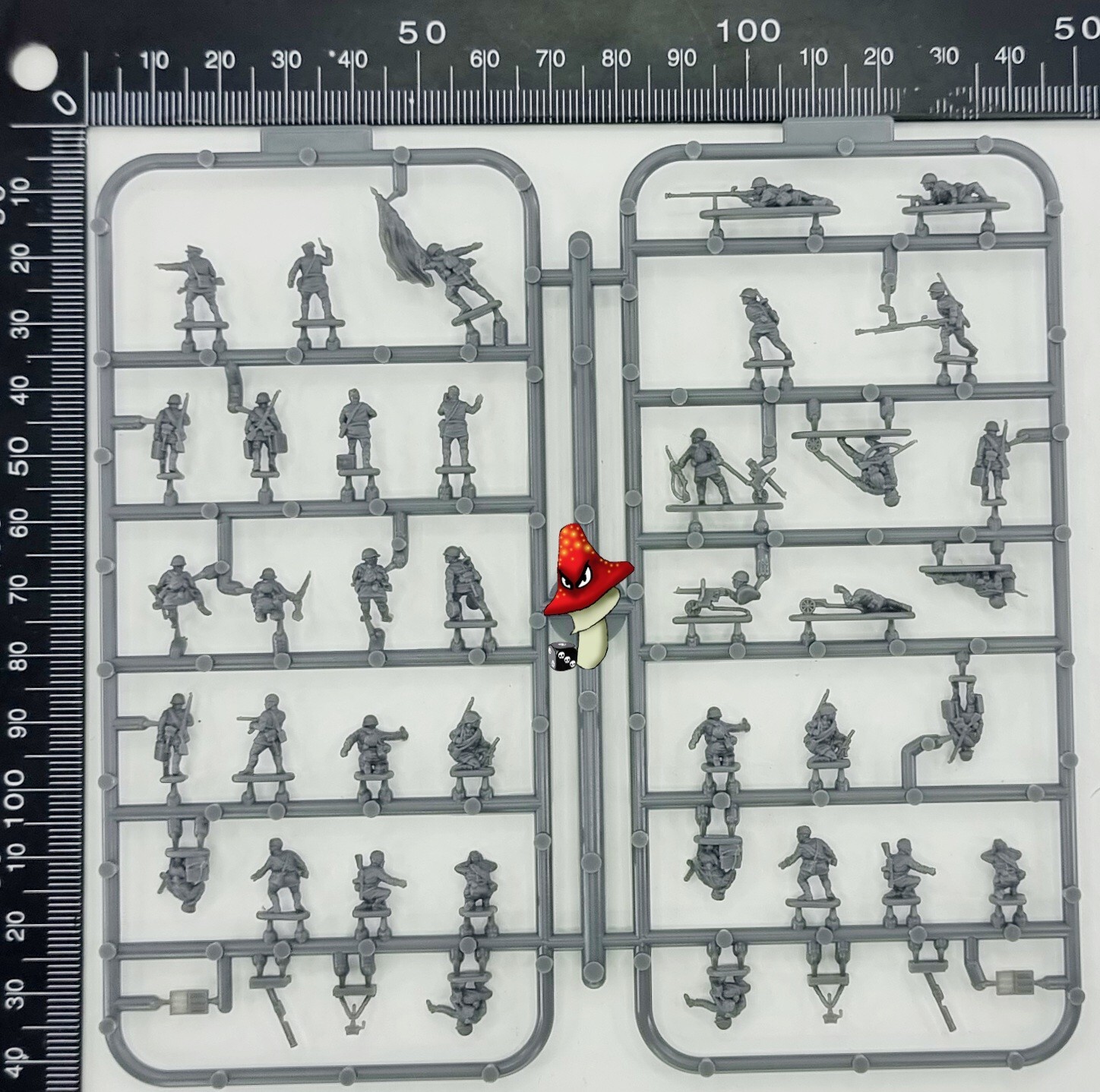 Victrix SOVIET Heavy Weapons & Command 12mm 1:144 scale WWII 1 x sprue ...