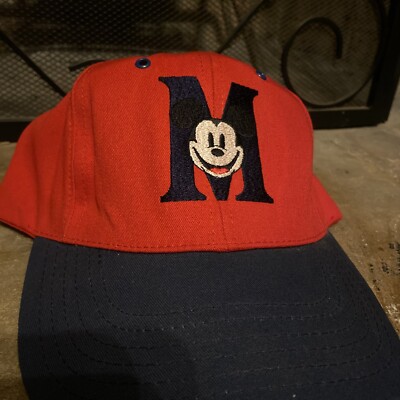 Mickey Mouse Silhouette Hat Character Fashions Vintage Snapback | eBay
