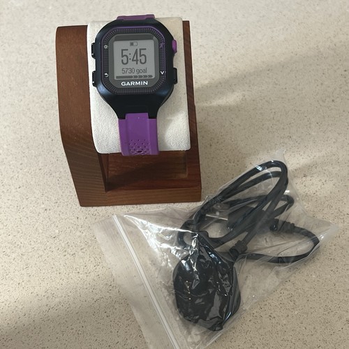 Garmin Forerunner 25 GPS Fitness Tracker Running Watch Purple/Black ...