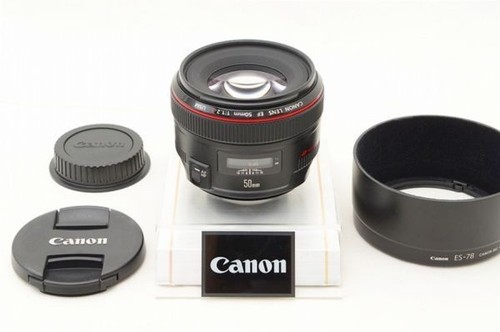 Canon EF 50mm F1.2L USM Lens for Canon DSLR Camera Excellent Condition ...