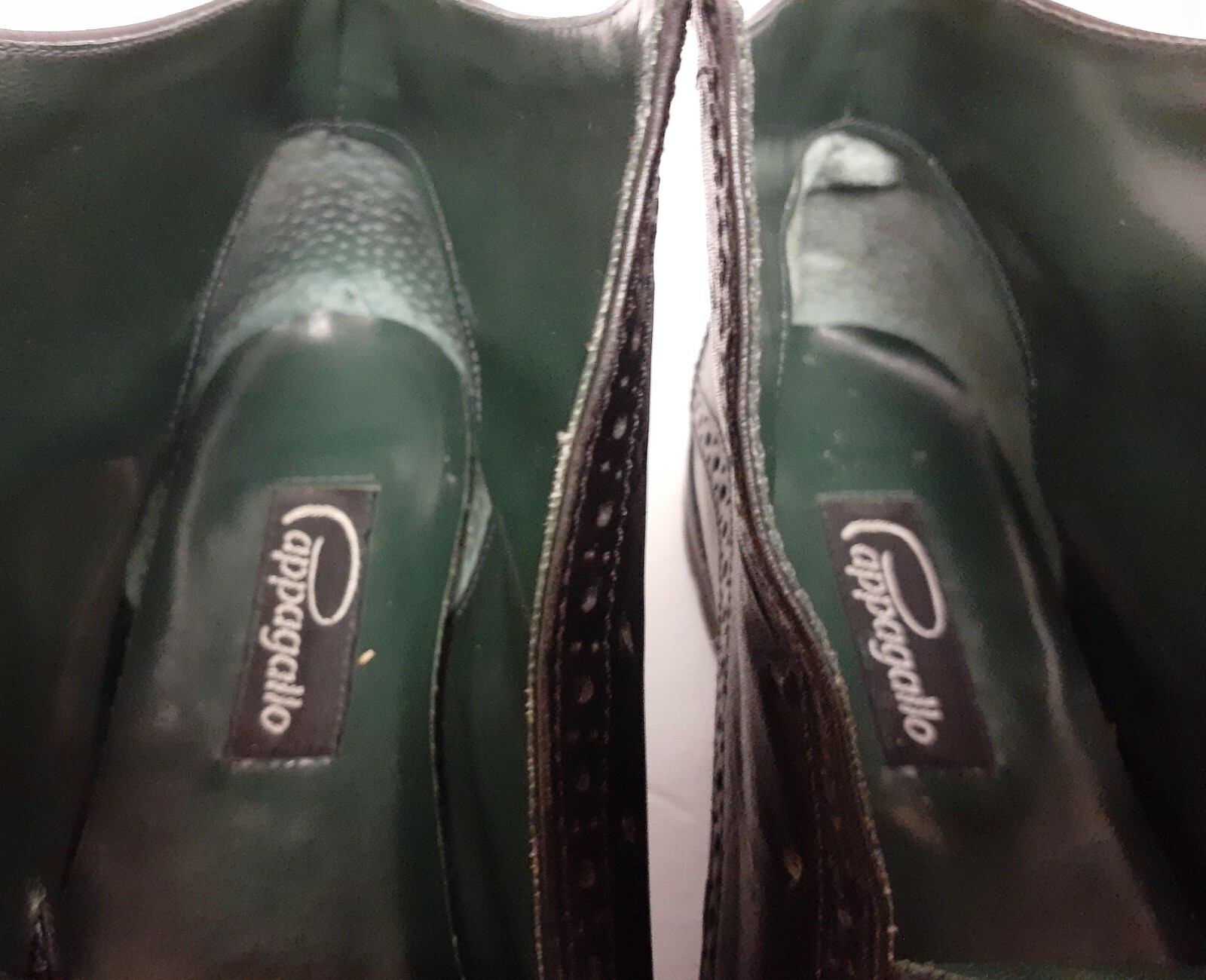 PAPPAGALLO Leather Lace Up Ankle Desert Boot Shoes Bl… - Gem