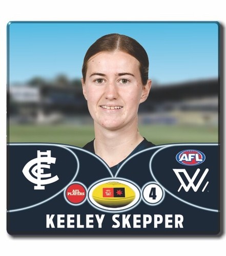 AFLW S8 Carlton Football Club - SKEPPER, Kepper | eBay Australia