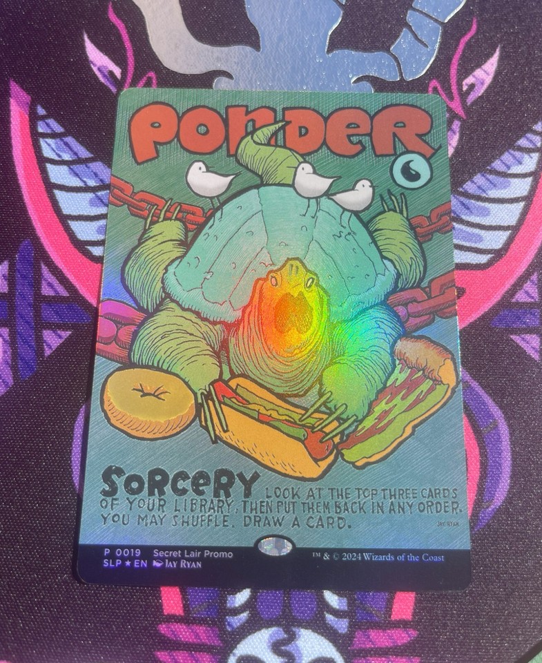 Ponder FOIL Promo Magic Con Chicago Exclusive Jay Ryan Secret Lair Full ...