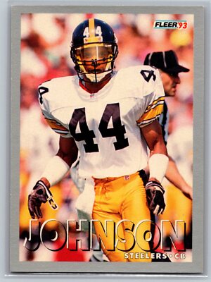 1993 Fleer Football #364 David Johnson Pittsburgh Steelers | eBay