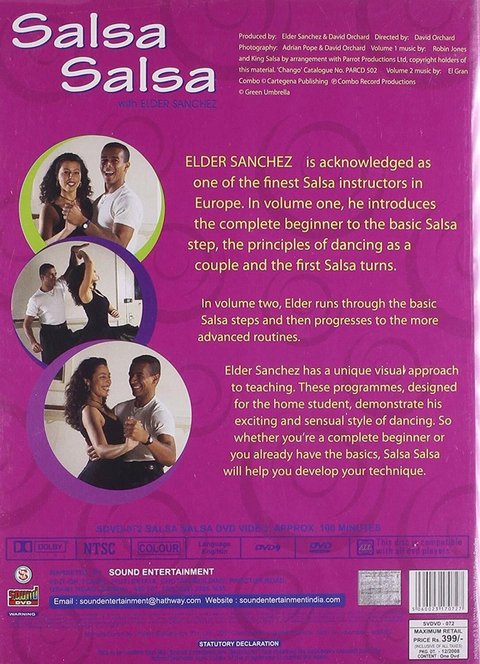 Learn To Dance - Salsa Salsa With Elder Sanchez - English DVD | eBay