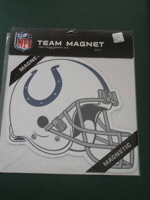 INDIANAPOLIS COLTS Large 12" HELMET MAGNET Die Cut Car Refrigerator ...