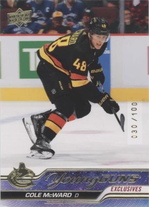2023-24 Upper Deck Series 1 - Young Guns Cole McWard #244 Exclusives ...