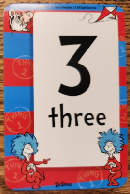 Dr. Seuss Counting Number 3 Three Card Junk Smash Journal Scrapbook ...