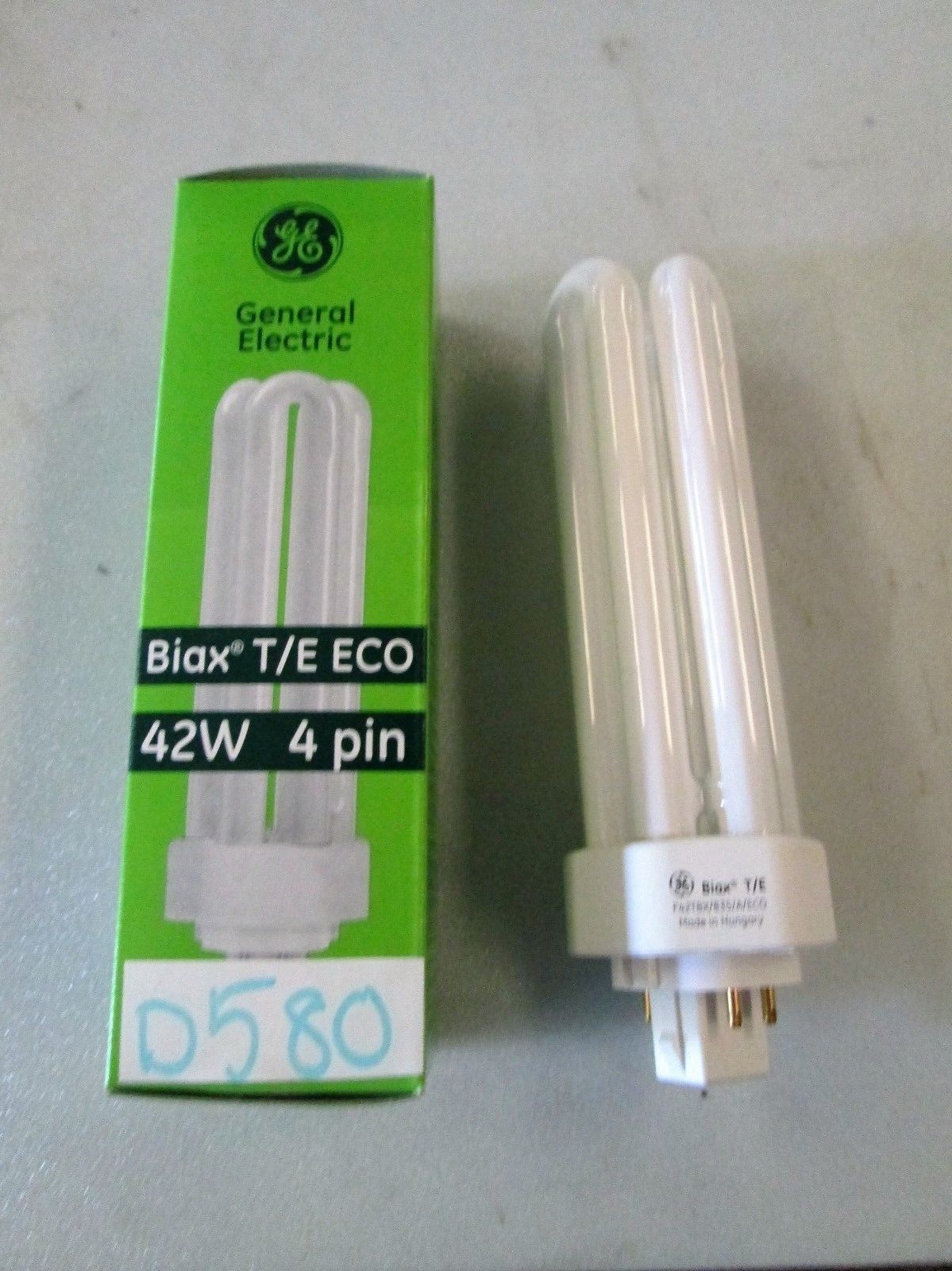 GE Biax T/E ECO Energy Saving Compact Fluorescent Lamp 42W 4 PIN Lot Of ...