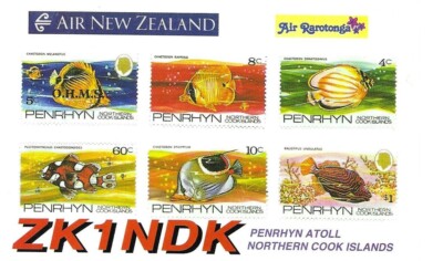 QSL 2000 North Cook Island radio card | eBay