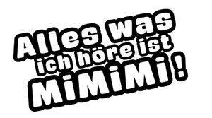 All I HEAR IS mimimi Sticker Car Sticker Tuning JDM Decal Style Car | eBay