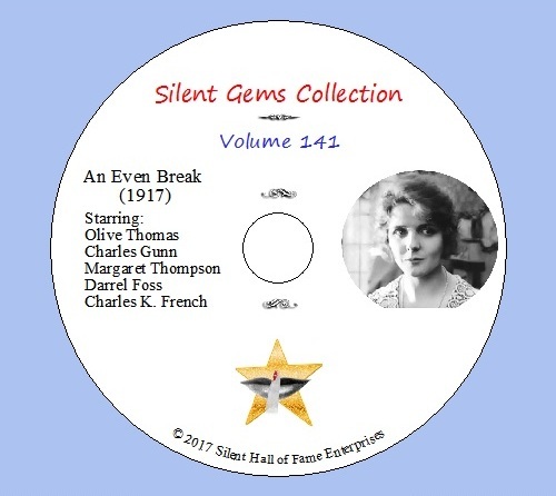 DVD "An Even Break" (1917) starring Olive Thomas, Classic Silent Drama ...
