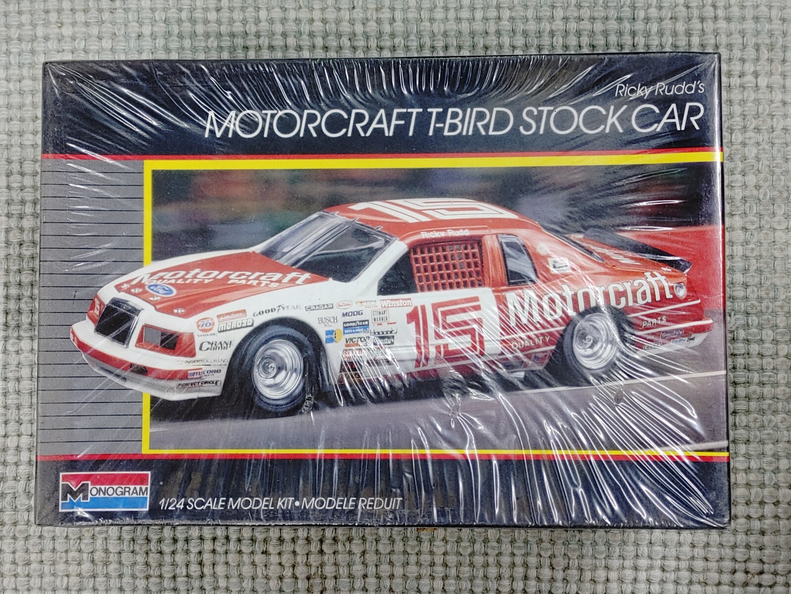 Monogram 2723 1/24 Scale #15 Ricky Rudd's Motorcraft T-Bird Stock Car ...