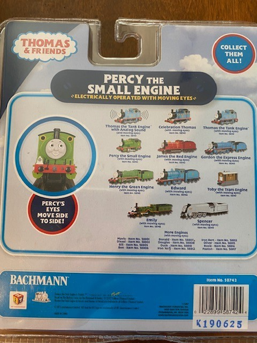 Ho Electric Trains by Bachmann - Ho Percy the Small Engine #58742 | eBay