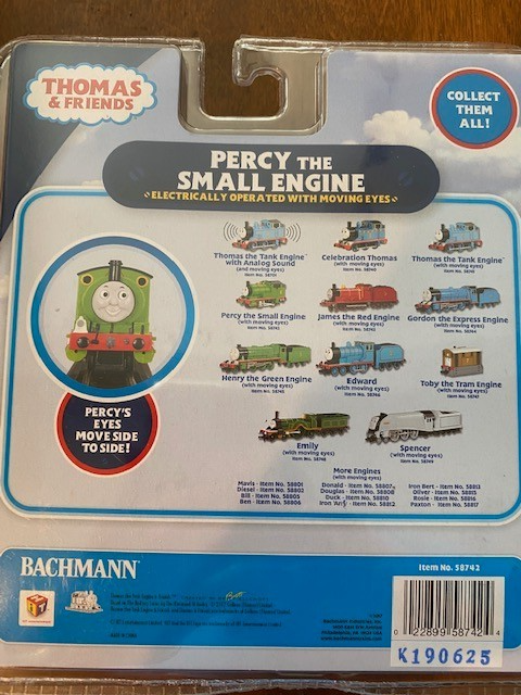 Ho Electric Trains by Bachmann - Ho Percy the Small Engine #58742 | eBay
