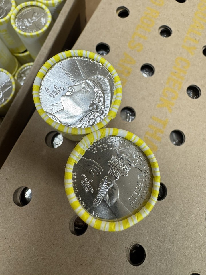 2026 Semiquincentenial D Half Dollar Sealed 10 Rolls 200 Coin ...