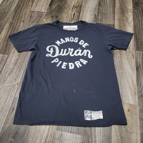 Roots of Fight Roberto Duran Panama Mens T-Shirt Size Medium Manos De ...