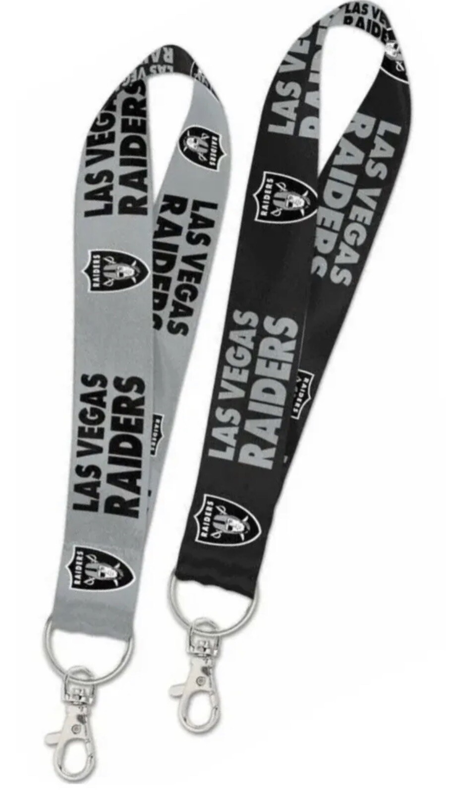 NFL Las Vegas Raiders Lanyard Key Chain, Black | eBay