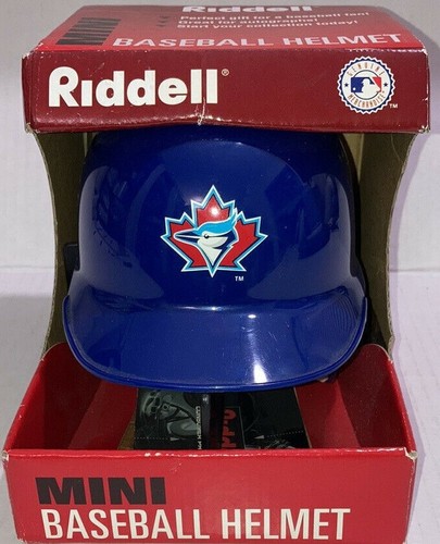 TORONTO BLUE JAYS MINI BASEBALL HELMET RIDELL OLD LOGO | eBay