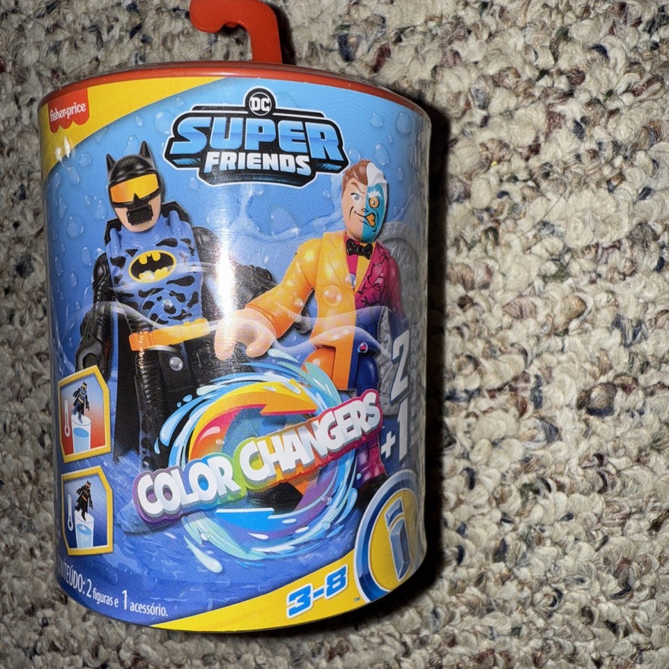 DC Color Changers Batman and Two-Face Mini-Figure 2-Pack Factory Sealed ...