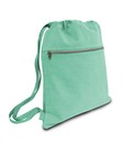 Canvas Drawstring Backpack Sports Beach Travel Bag | eBay
