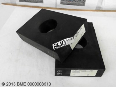 Vibra Pro Rubber Block 7.5" X 11" X 2.5" With 1 11/16" Hole | eBay