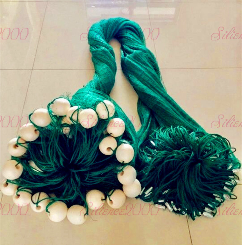 Green Mesh 1.5x1.5cm Customize Hand Made Beach seine/ Drag Nets | eBay
