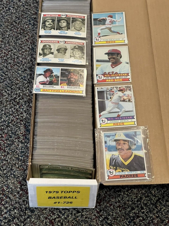 1979 Topps Baseball Complete Set #1-726 Sleeved Ozzie Rookie | eBay
