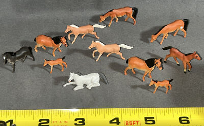 LOT PREISER HORSES H O SCALE MINIATURGUREN GERMANY 1:90 MINIATURES | eBay