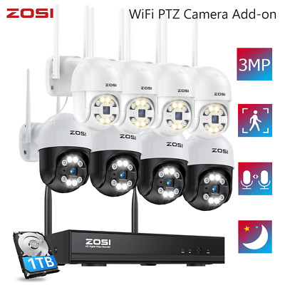 ZOSI Security Camera Wifi System 3MP HD CCTV Wireless Outdoor 2Way ...