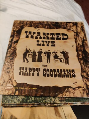 The Happy Goodman Family Wanted Live Southern Gospel Record Lp 22G | eBay