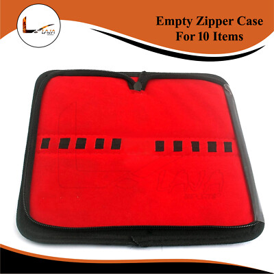 Zipper Carrying Case For 10 Items - Surgical Medical Dental Instruments ...