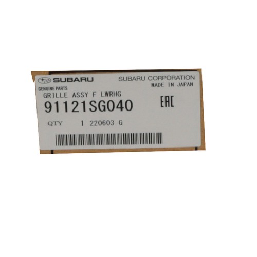 OEM NEW GENUINE 2014-2016 Subaru Forester Front Lower Grille Assembly ...